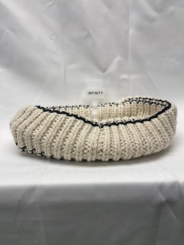 Wild Fable Women's Cream Striped Knit Cowl Tube Infinity Scarf | eBay