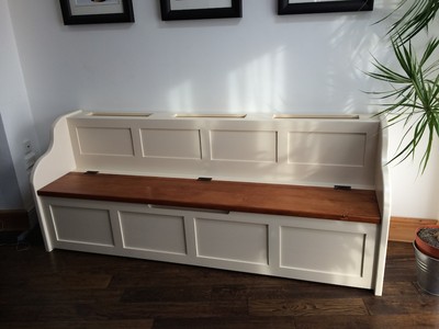 6 ft Radiator Cover Monks Bench/Settle/Pew With Storage (MADE TO ANY ...