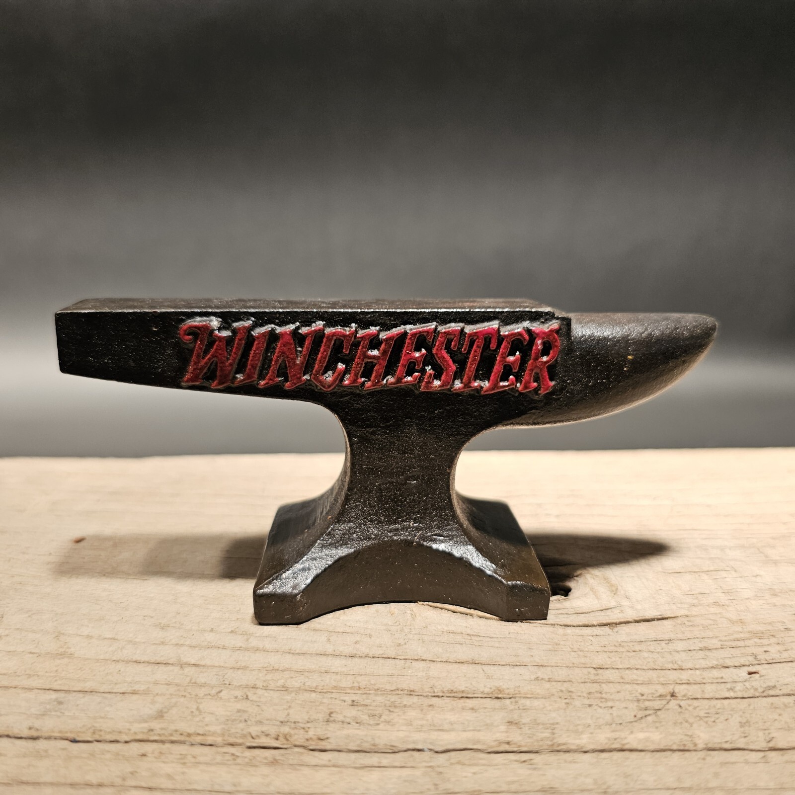 Vintage Antique Style Cast Iron "Winchester" Miniature Anvil | eBay