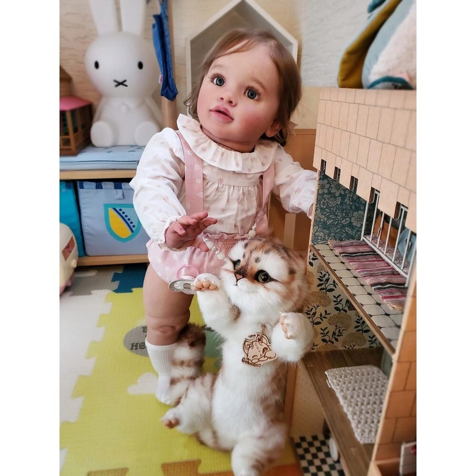 66CM Already Painted Finished Doll Reborn Toddler Pippa Huge Baby Size ...