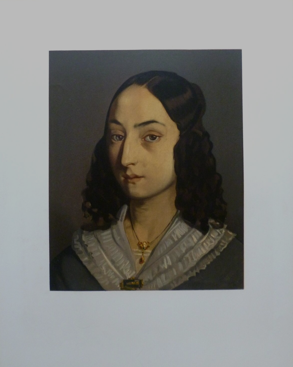 Millet Jean-François Lithographie sur velin Mourlot Jeune femme en ...