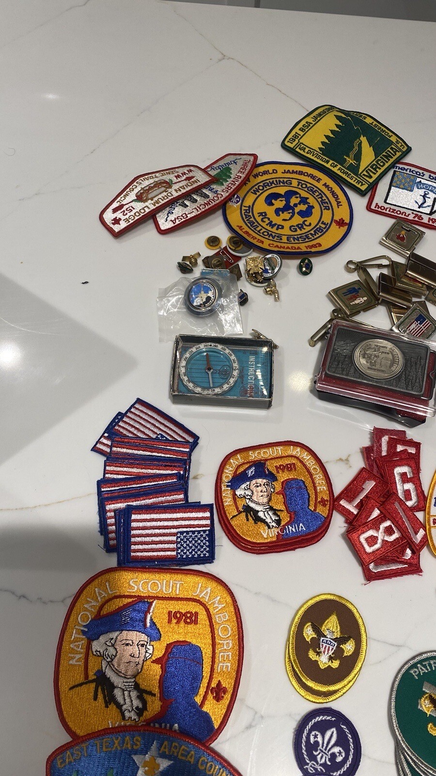 Boy Scouts BSA Camp Rodney Winter Camper 150 Patch And Other Items Lot ...