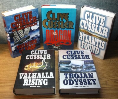 LOT Clive Cussler DIRK PITT Treasure Khan Dragon Atlantis Found ...