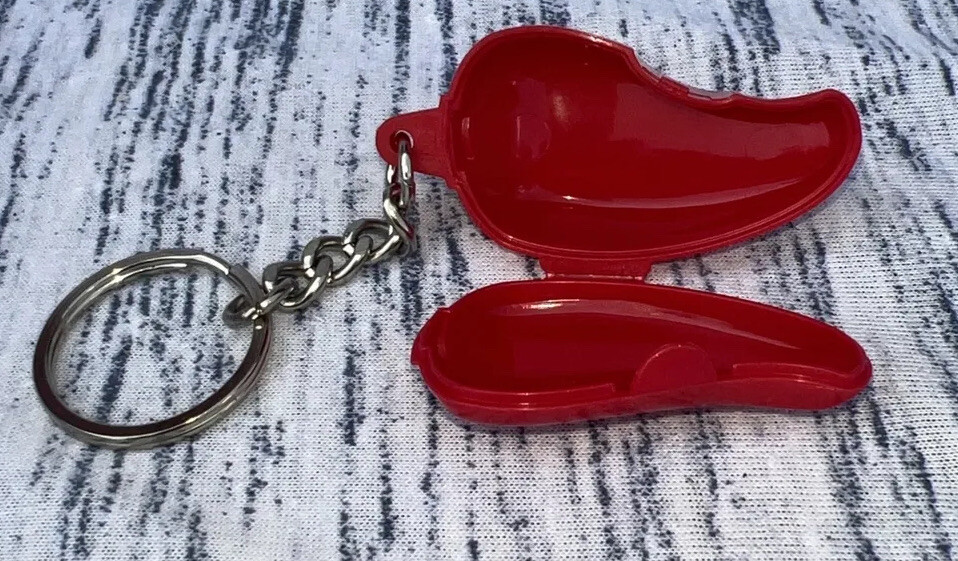 Tupperware Keychain Red Pepper Mini Container NEW | eBay