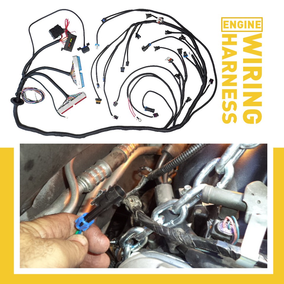 LS SWAP DBC Standalone Wiring Harness w/ 4L80E 4.8 5.3 6.0L For 97-06 ...