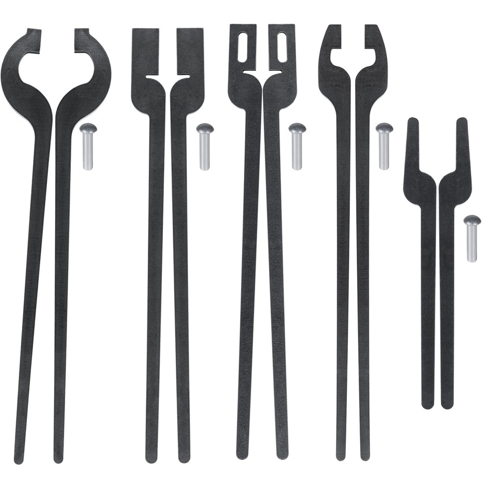 5 Pairs DIY Rapid Tongs Bundle Set Five Types of Blacksmith Tongs ...