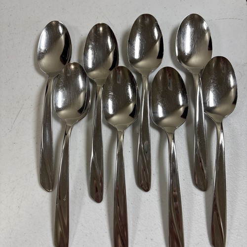 8Pc Insico FINLANDIA Stainless Flatware USA Dinner Soup Spoons | eBay