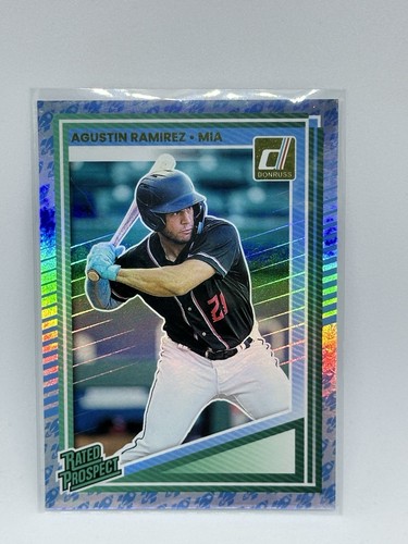 2025 Donruss Baseball Agustin Ramirez Rated Prospect Blue Rocket #113 ...