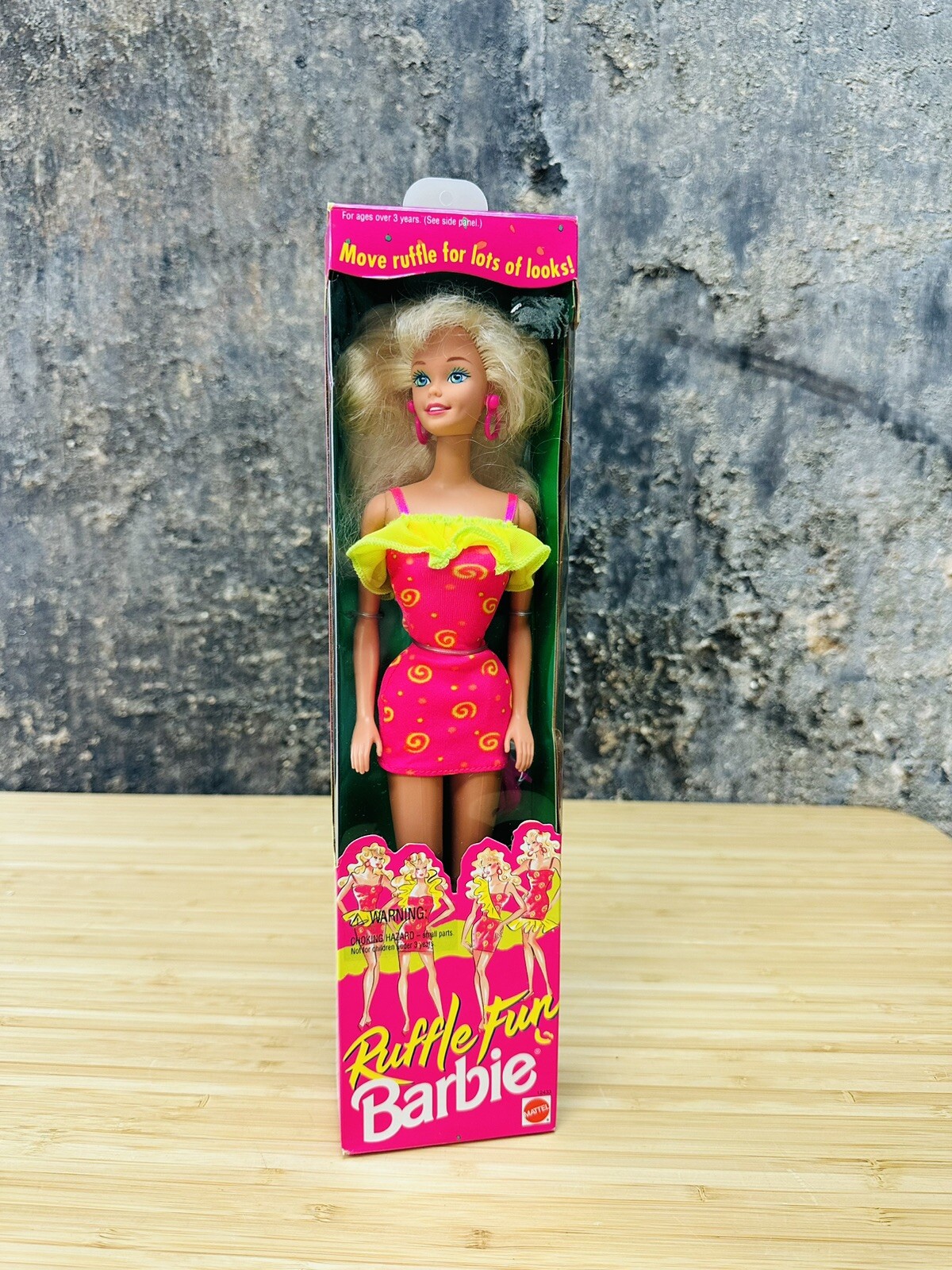 NEW Ruffle Fun Barbie Doll 1994 NRFB 12433 Blonde | eBay