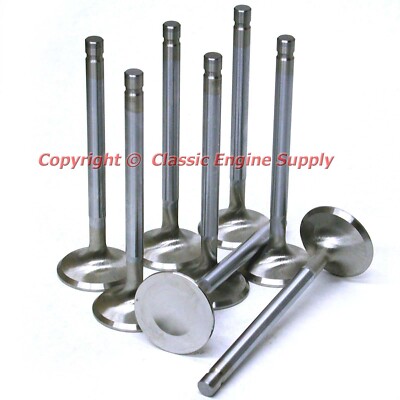 Set of 8 Stainless 1.5" Exhaust Valves Fits sb Chevy 400 350 327 307 ...