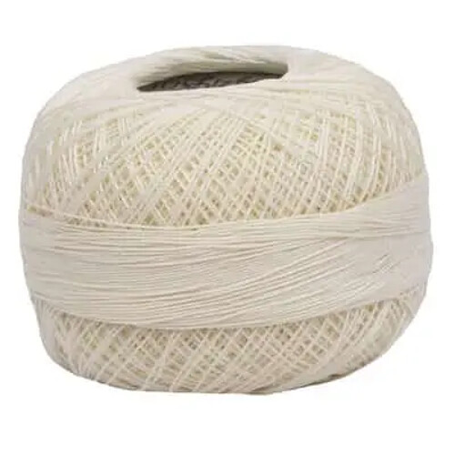 Lizbeth Egyptian Cotton Crochet Thread Size 80 Color 610 Cream | eBay