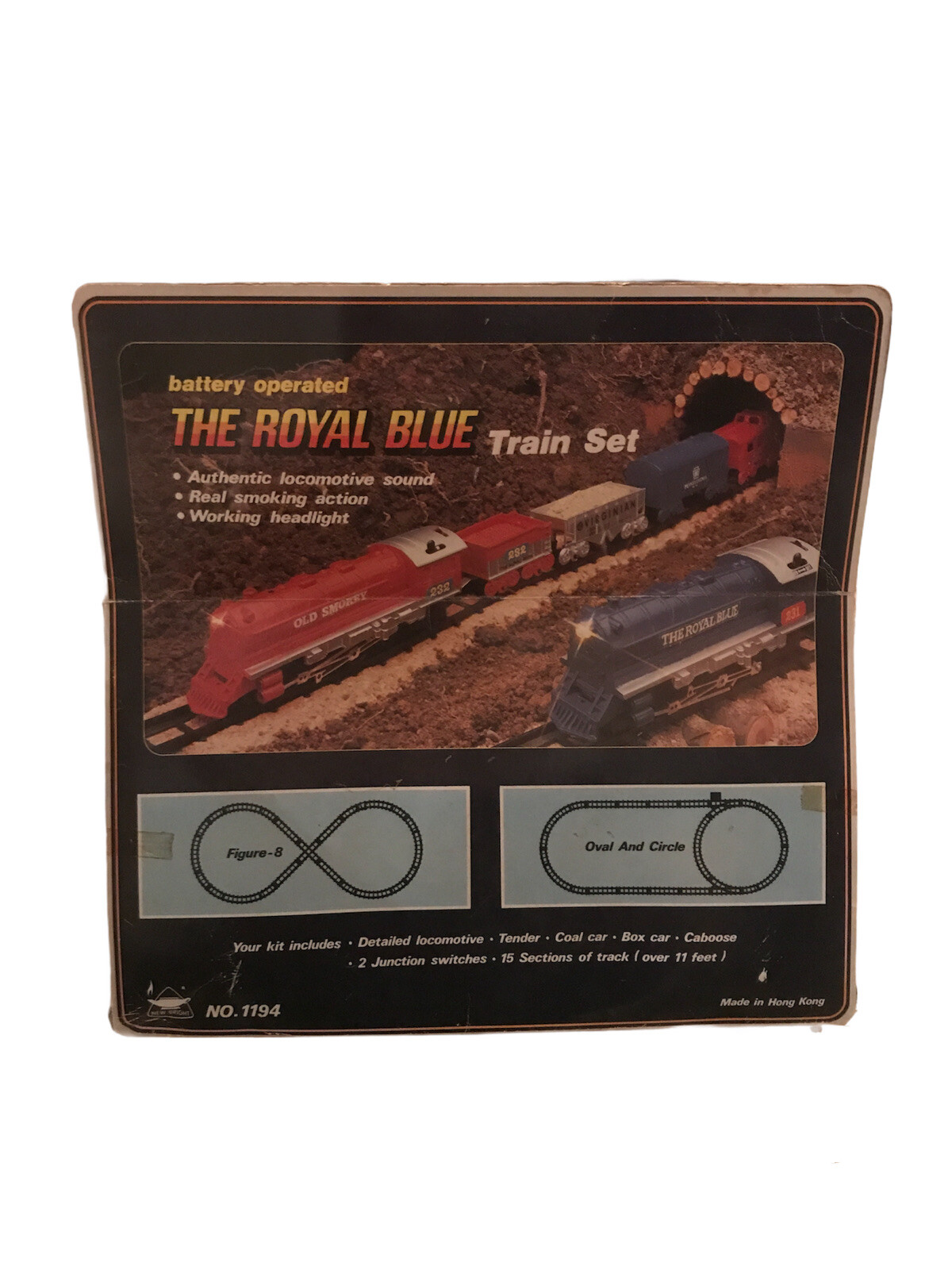 THE ROYAL BLUE TRAIN SET VINTAGE 1986 Battery Operated Toy Collectors ...