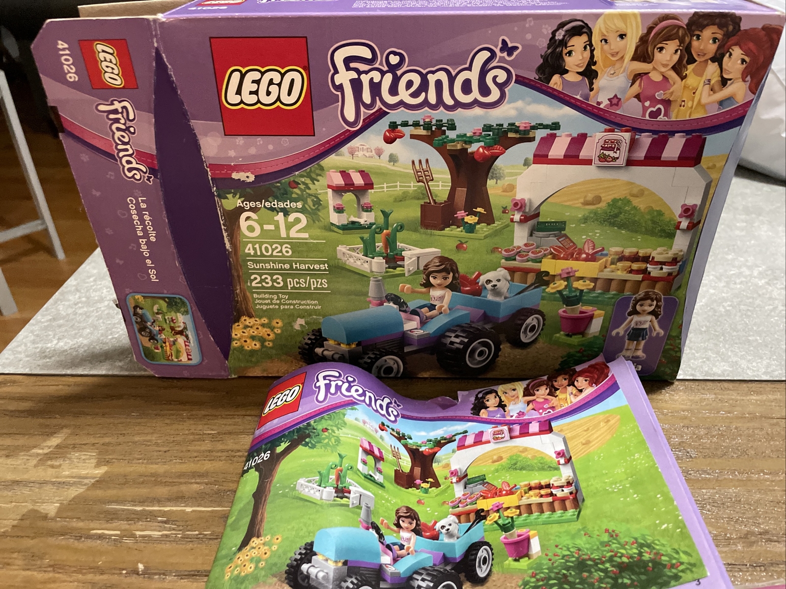 Lego Friends 41026 Sunshine Harvest 100% Complete w/box And Book 233 ...