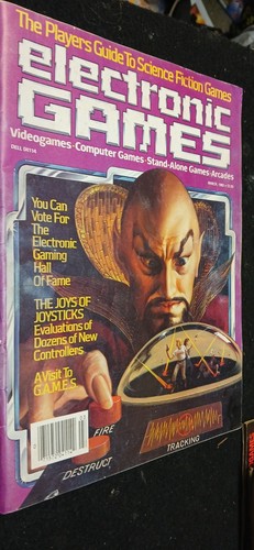 1983 Electronic Games Magazine March Science Fiction Early & Rare Video ...