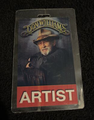 Don Williams Country Legend Artist Laminate | eBay