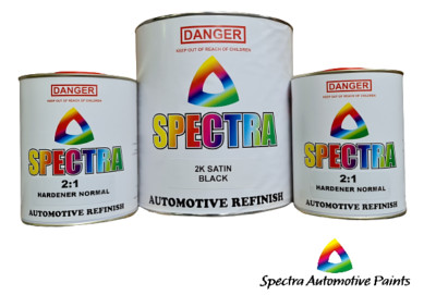 Spectra Satin Black Kit (2K) 6LT. Automotive Paint | eBay Australia