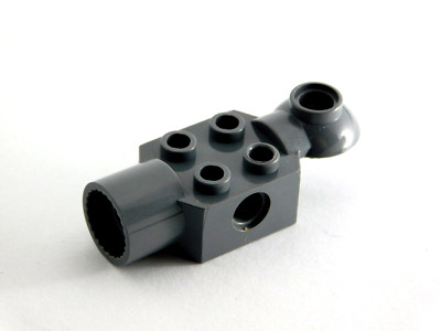 5 LEGO Technic Dark Grey Brick 2x2 w/ Horizontal Hinge & Socket (47454) 5 Pieces | eBay