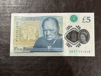 AK47 £5 Note Genuine Banknote GBP Five Pound Serial Number AK 47 | eBay