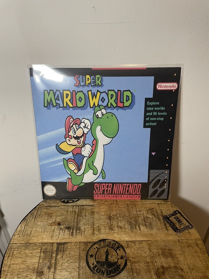 Super Mario World Super Nintendo SNES Soundtrack Vinyl Record | eBay