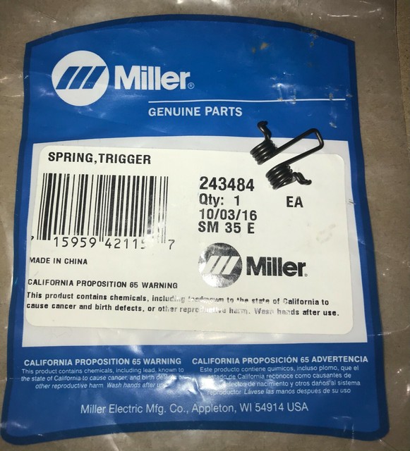 Miller 243484 Spring Trigger for sale online | eBay