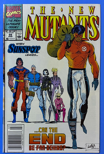 NEW MUTANTS #99 MARVEL 1991 | NEWSSTAND | 1ST FERAL SHATTERSTAR ...