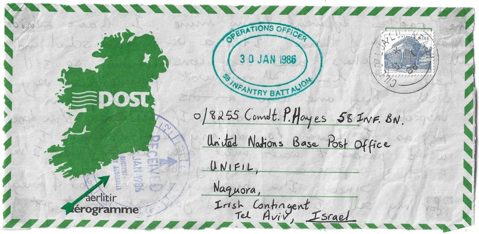 Ireland / UN, 2 X Covers & 1 X Front In Lebanon, All Scarce (G41) | eBay