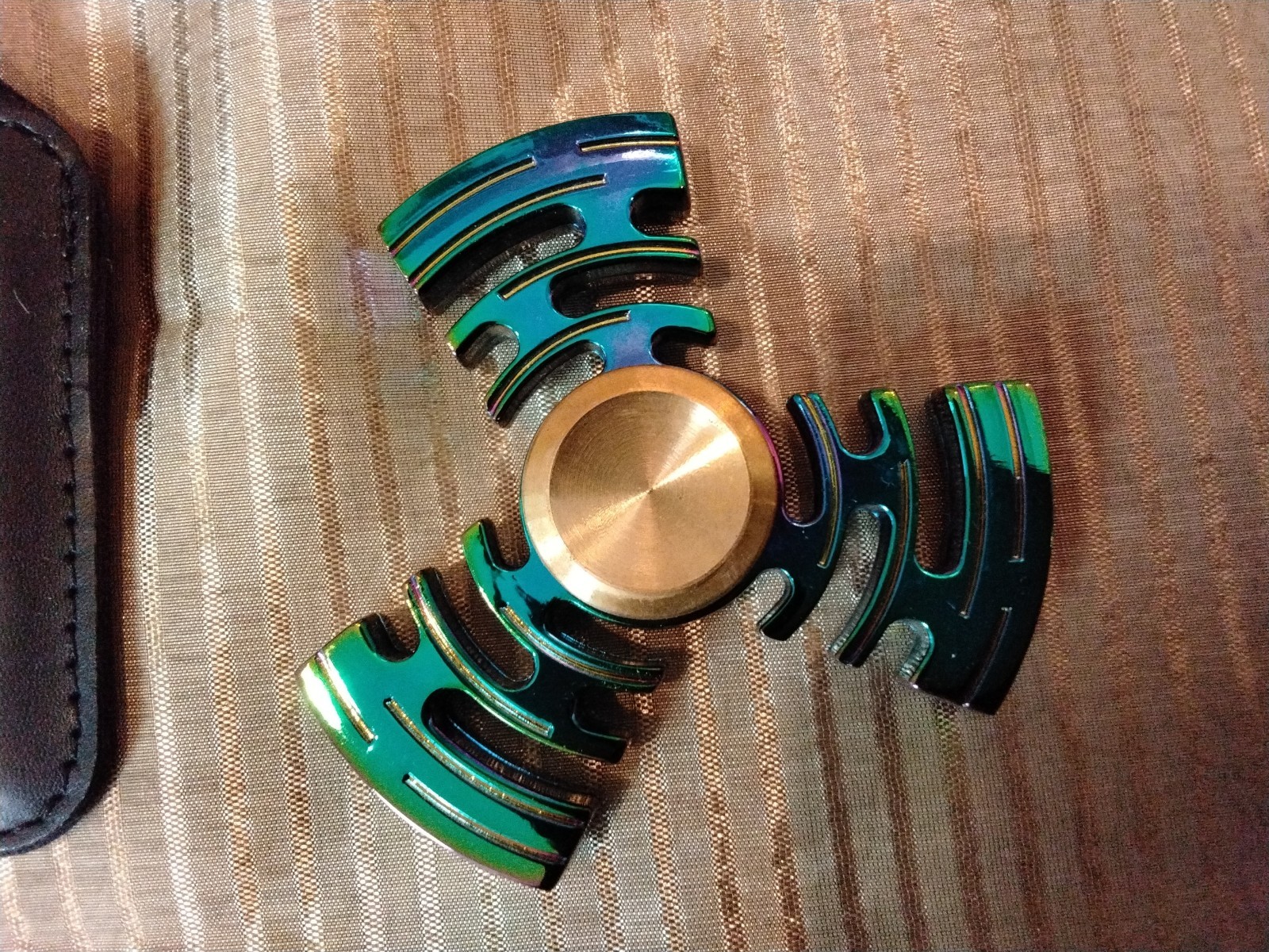 Metal Rainbow Color Fidget Spinner Ebay 9646