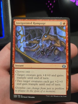 Invigorated Rampage Aether Revolt Regular | eBay