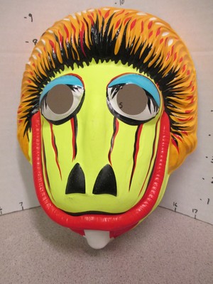 halloween mask vintage 1950s KUKLA FRAN OLLIE dragon monster TV puppet ...