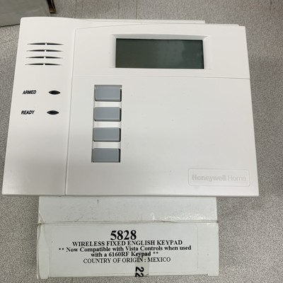 Honeywell 5828 Wireless Fixed Keypad Access Device - White 781410552128 ...