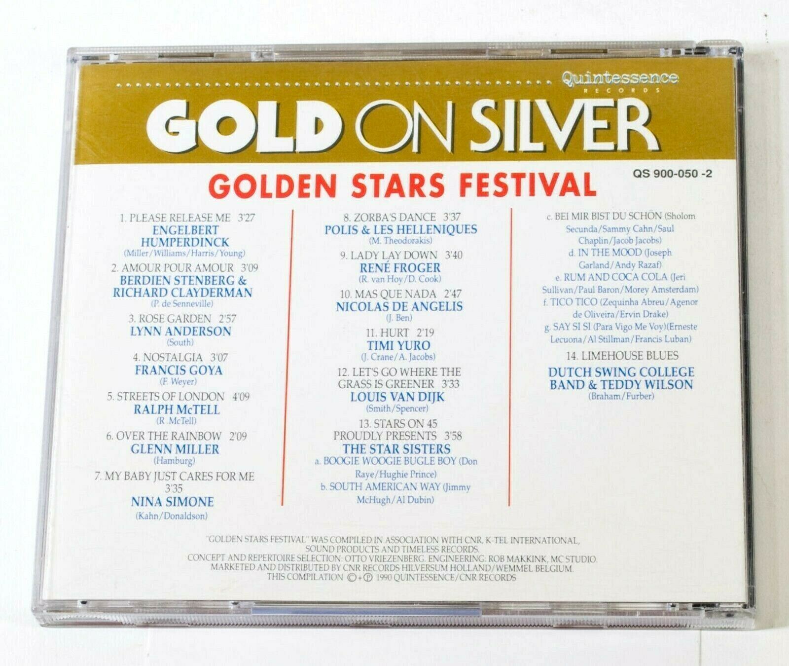 CD Various Gold On Silver Golden Stars Festival Quintessence QS 900-050 ...