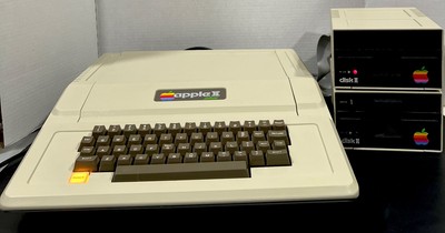 Apple ii Computer - Very Rare - Vintage With 2 “Disk II” Drives And ...