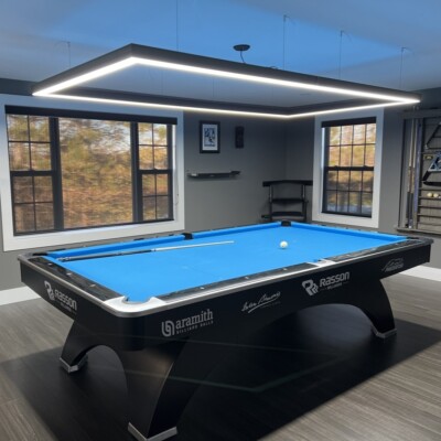 7FT / 8FT / 9FT Modern LED Pool Table Lighting - Perimeter Billiard ...