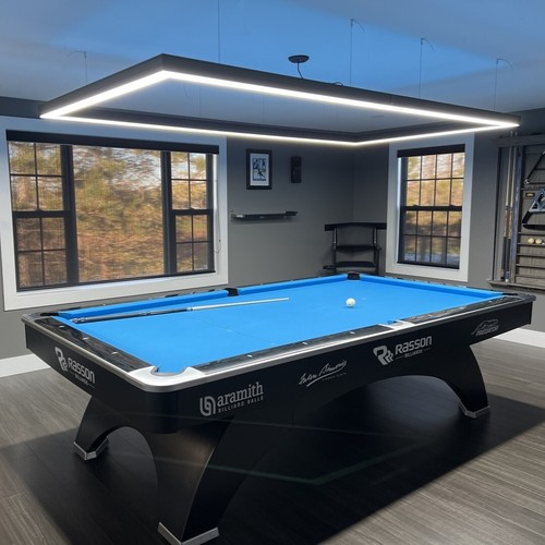 7FT / 8FT / 9FT Modern LED Pool Table Lighting - Perimeter Billiard ...