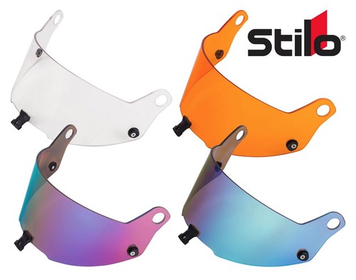 Stilo Helmet Visor/Lid for ST5 Clear Iridium Amber Full Face/Short ...