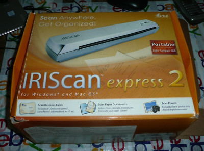 Iris IRIScan express 2 Portable USB Document Scanner - In Box | eBay