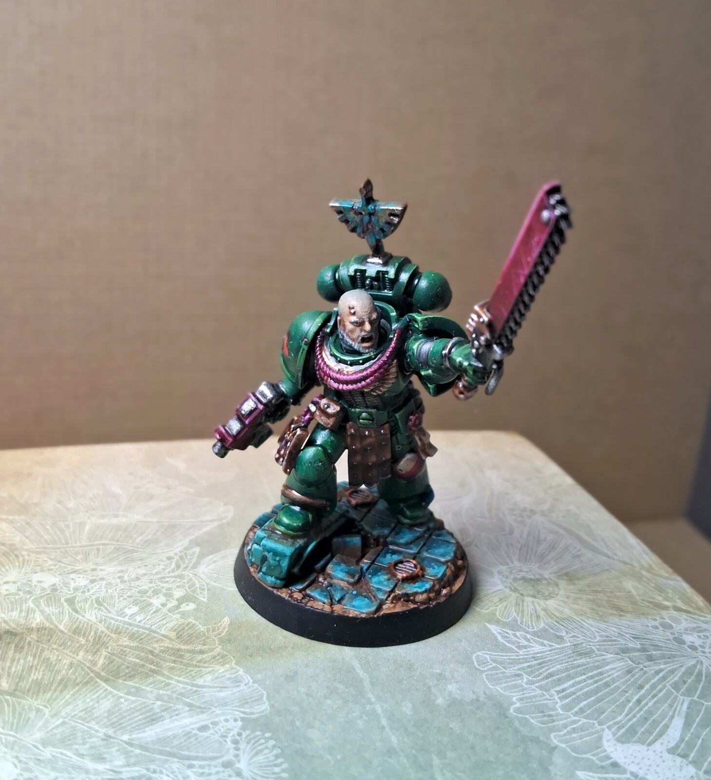 Warhammer 40k Dark angels sergeant well painted Space marine heroes set ...
