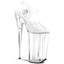 10" Clear Super High Platform Lady Gaga Stripper Drag Queen Dancer ...