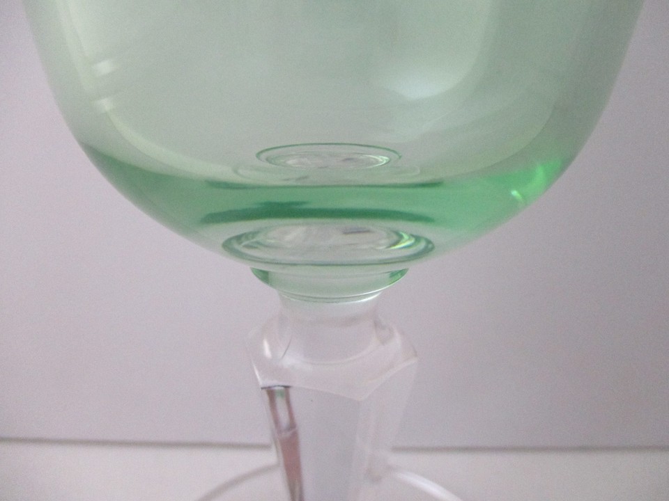 ROGASKA ALFRESCO - GREEN WATER GOBLET 7 1/2" X 4" - 0209K | eBay