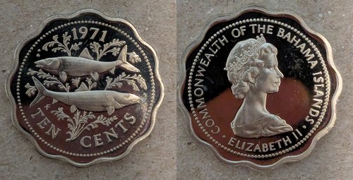 1971 Bahamas 10 cents proof coin | eBay