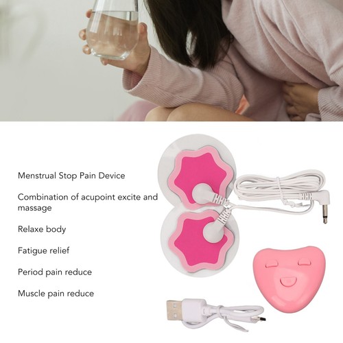 Menstrual Stop Pain Device With Electrode Patch Rechargeable USB ...