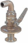 Perko Seacock Ball Valve Design w/Curved Tail 1-1/2 In Cast Bronze ...
