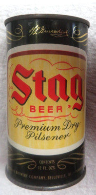 Stag Beer Steel Can Belleville IL. St. Louis MO. Bottom Opened | eBay