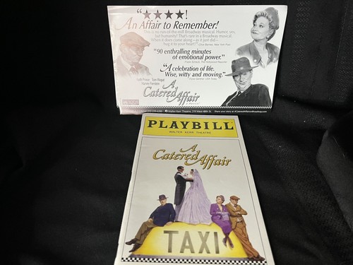 PLAYBILL A Catered Affair FAITH PRINCE TOM WOPAT HARVEY FIERSTEIN 2008 ...