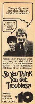 1982 TV AD VENTRILOQUIST JAY JOHNSON & PUPPET BOB So You Think You Got ...