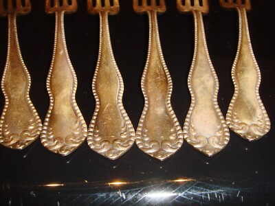 6 Vintage Holmes & Edwards XIV dinner Forks NICE | eBay