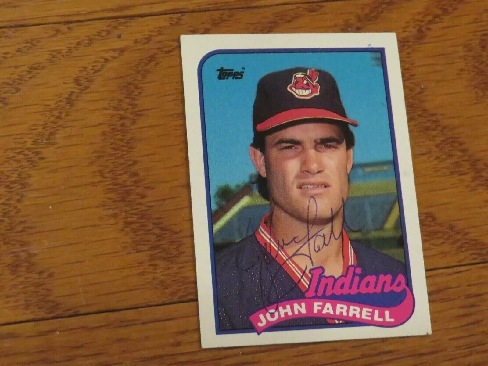 John Farrell Autographed Hand Signed Card Cleveland Indians 1989 Topps ...