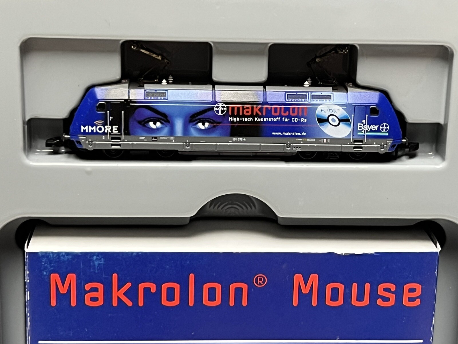 MARKLIN MINI Z - 88672 - ELECTRIC LOCOMOTIVE - BR 101 "MAKROLON" SET W ...