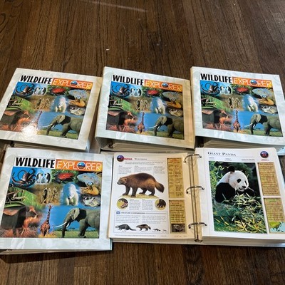 Wildlife Explorer Binders Groups 1-8 Conservation Card Set ~500 Cards ...