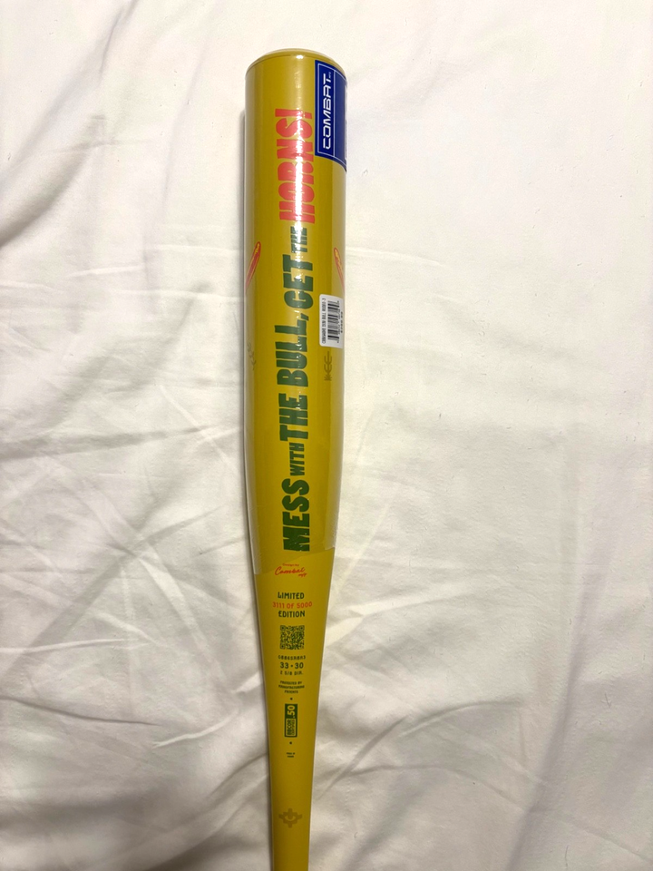 NEW* IN WRAPPER* Combat Spec A1 bbcor 33/30 "Mess With the Bull" | eBay